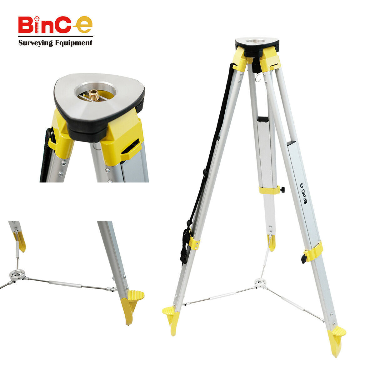 Leica Type Heavy Duty Aluminium Tripod with Fixed Chain Theodolite Tot ...