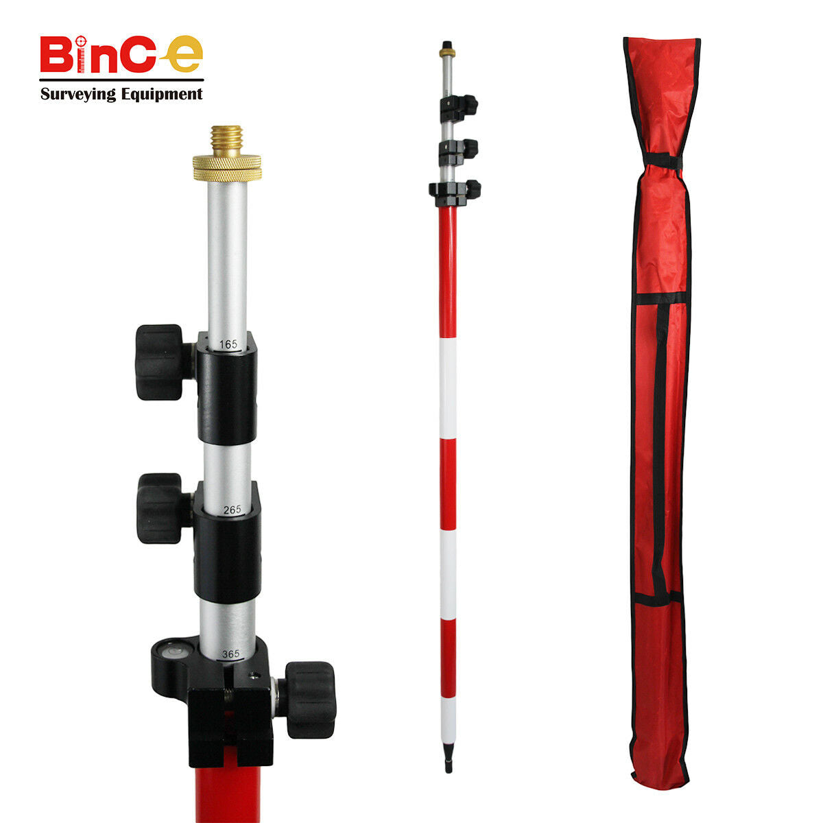 Telescopic Surveying Prism Pole 4.6M /Tripod, Total Station, Leica Sok ...
