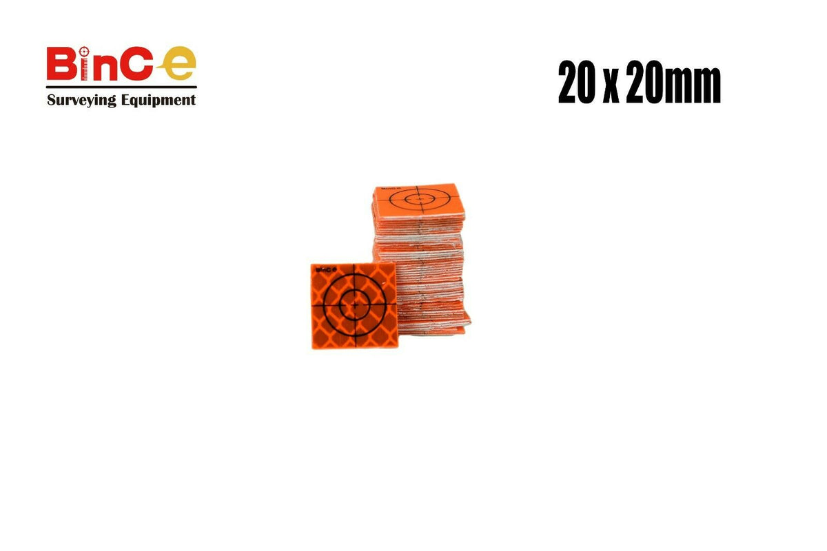 Reflective Prism Sheet Survey Targets Reflector Adhesive 100PCS Total ...