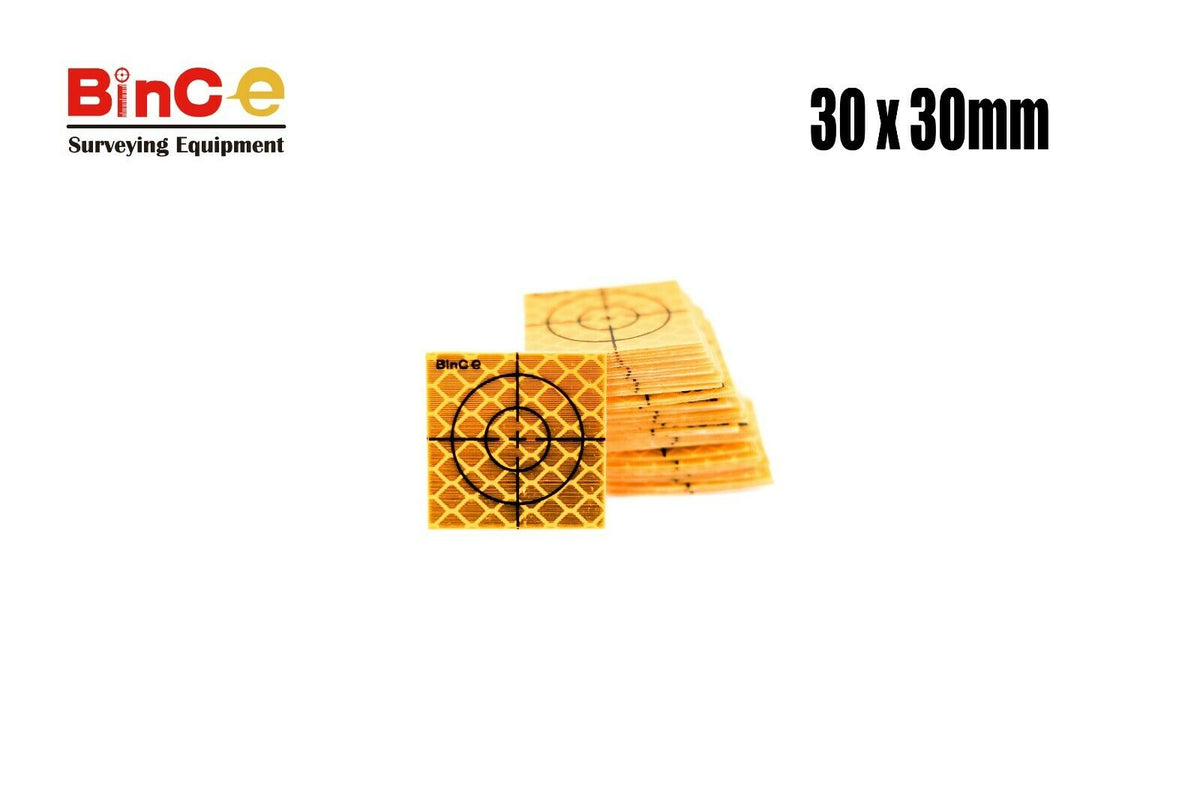 Reflective Prism Sheet Survey Targets Reflector Adhesive 100PCS Total ...