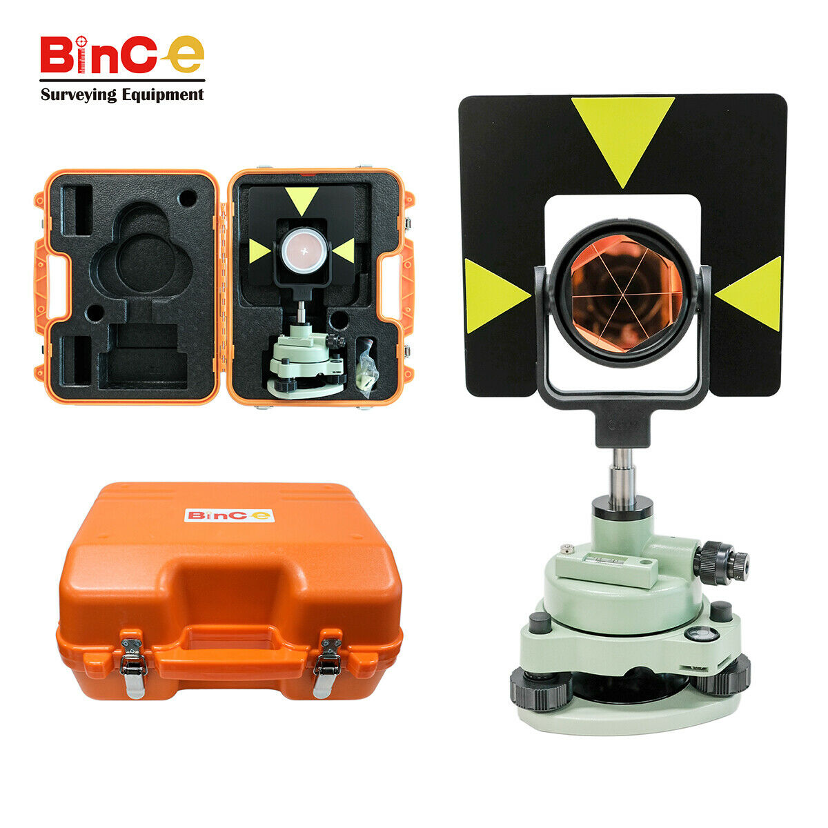 Leica Type 0mm Survey Prism with Tribrach & Optical Plummet Adapter ...