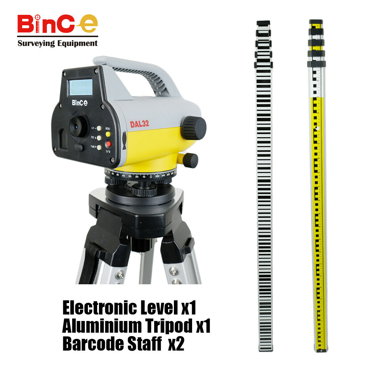 DAL32 Digital Electronic Level with Memory & Tripod & Two Leveling Bar ...