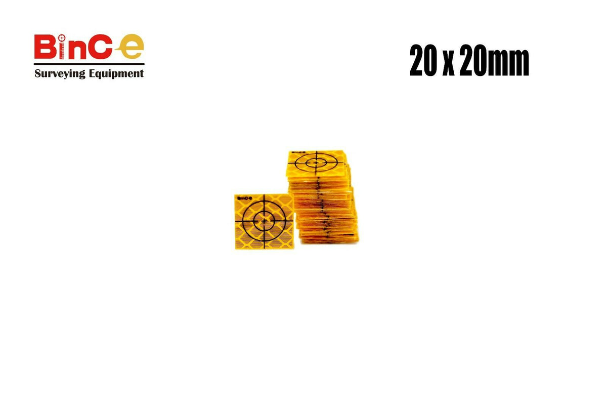 Reflective Prism Sheet Survey Targets Reflector Adhesive 100PCS Total ...