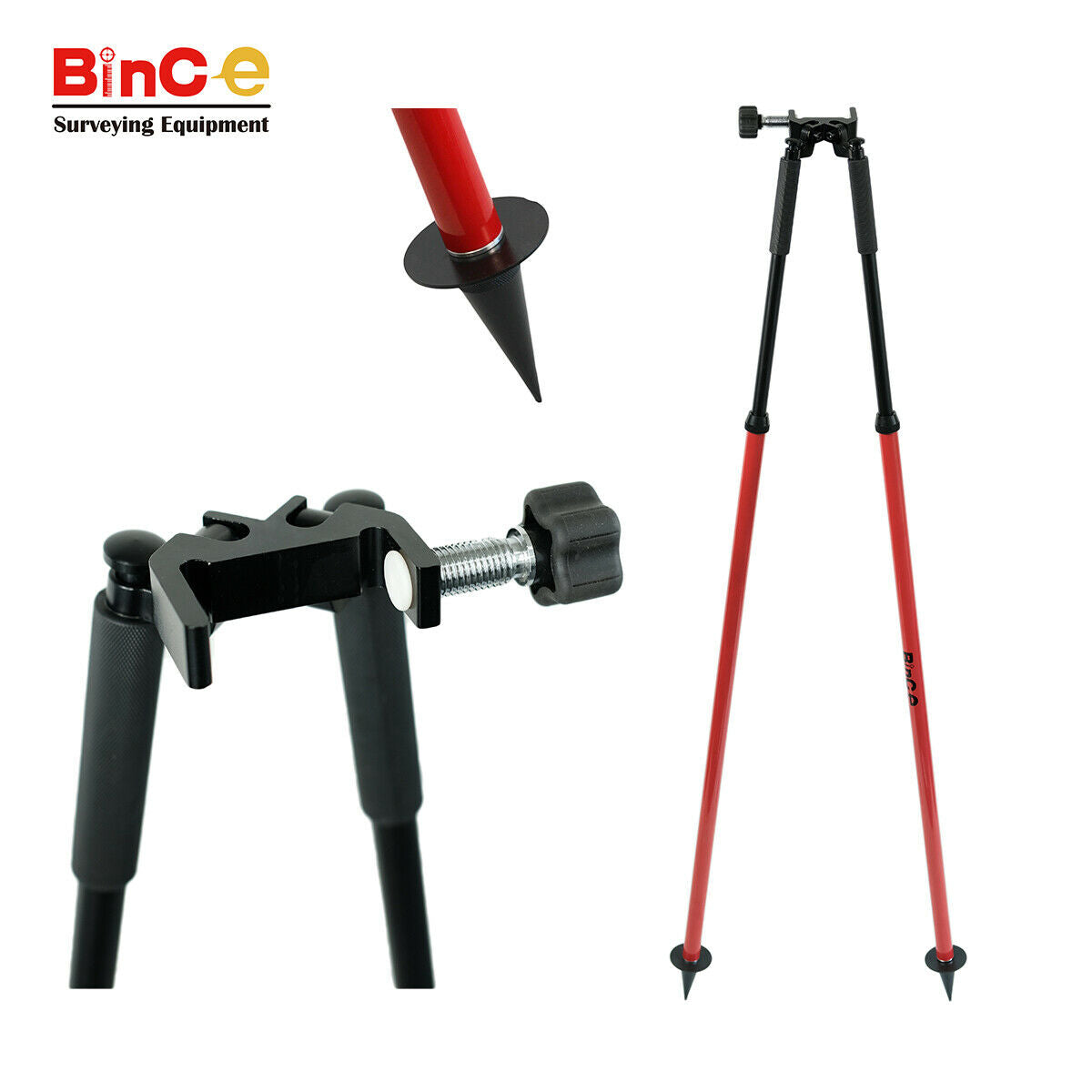 Leveling Staff Rod Bipod,Surveying Levelling Staff Holder for Leica Su ...