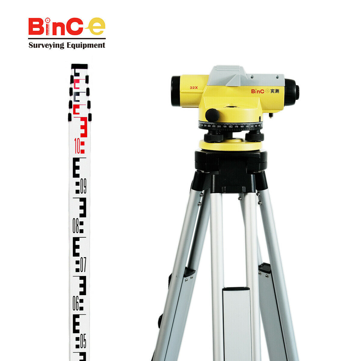BC-32X Automatic Dumpy Level 32X Magnification Calibrated with Tripod ...
