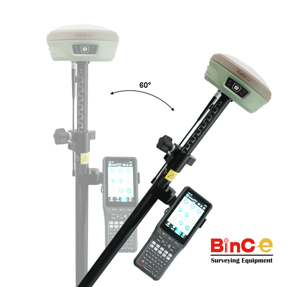 Bince A90 GNSS RTK GPS Receiver Trimble BD990 UHF/4G Network Set w Con ...