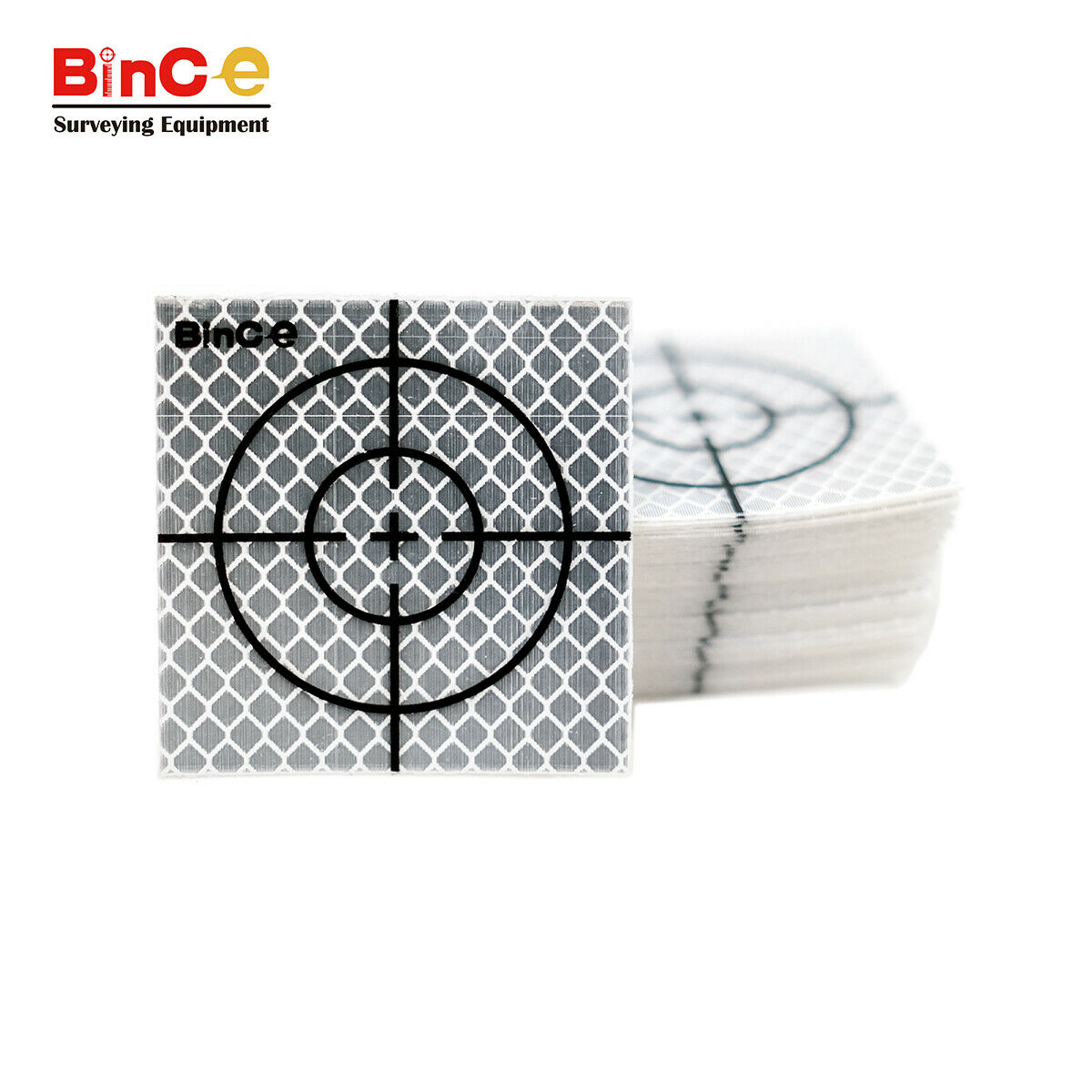 Reflective Prism Sheet Survey Targets Reflector Adhesive 100PCS Total ...